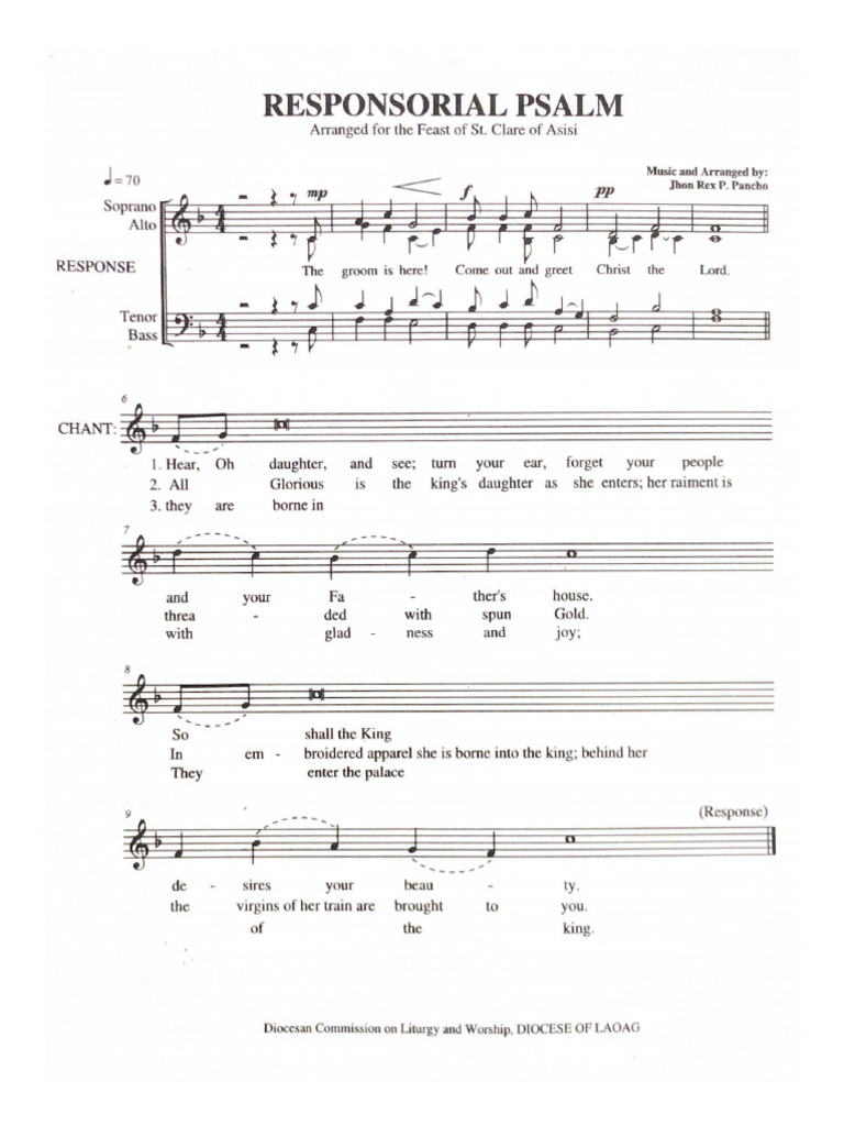 Responsorial Psalm | PDF