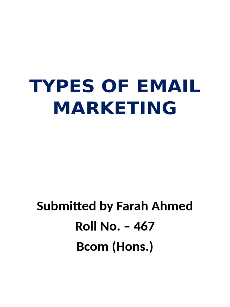 Email Marketing Essentials | PDF