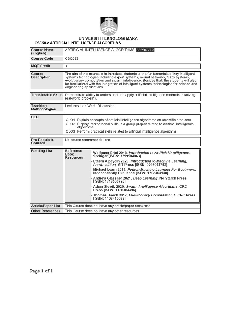 Course dasdasdas | PDF | Artificial Intelligence | Intelligence (AI) & Semantics