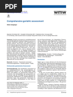 Geriatric Assessment Overview | PDF | Geriatrics | Dementia