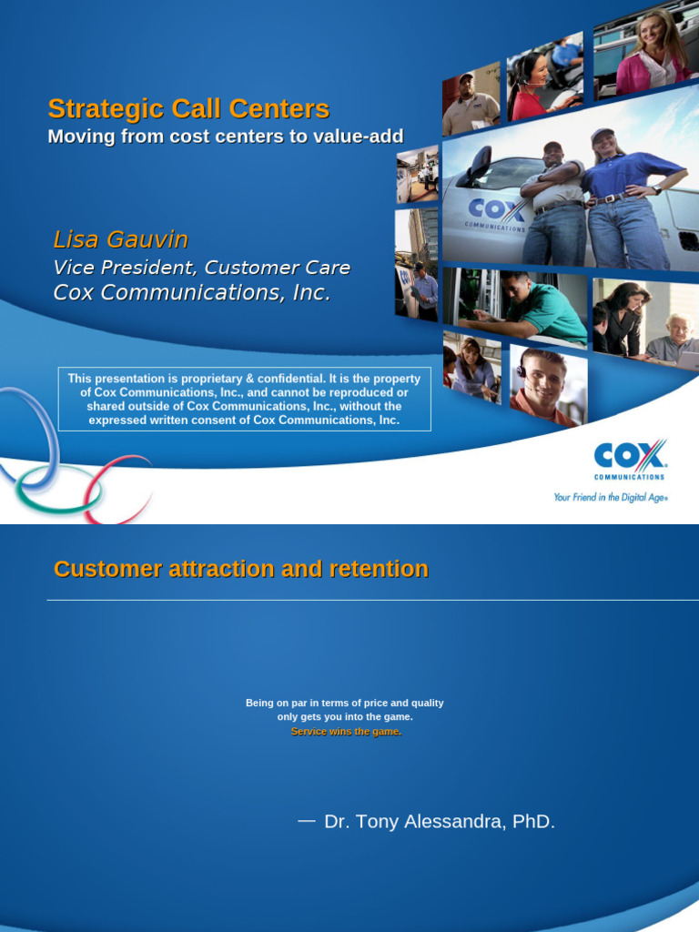 Strategic Call Center Optimization | PDF | Broadband | Outsourcing