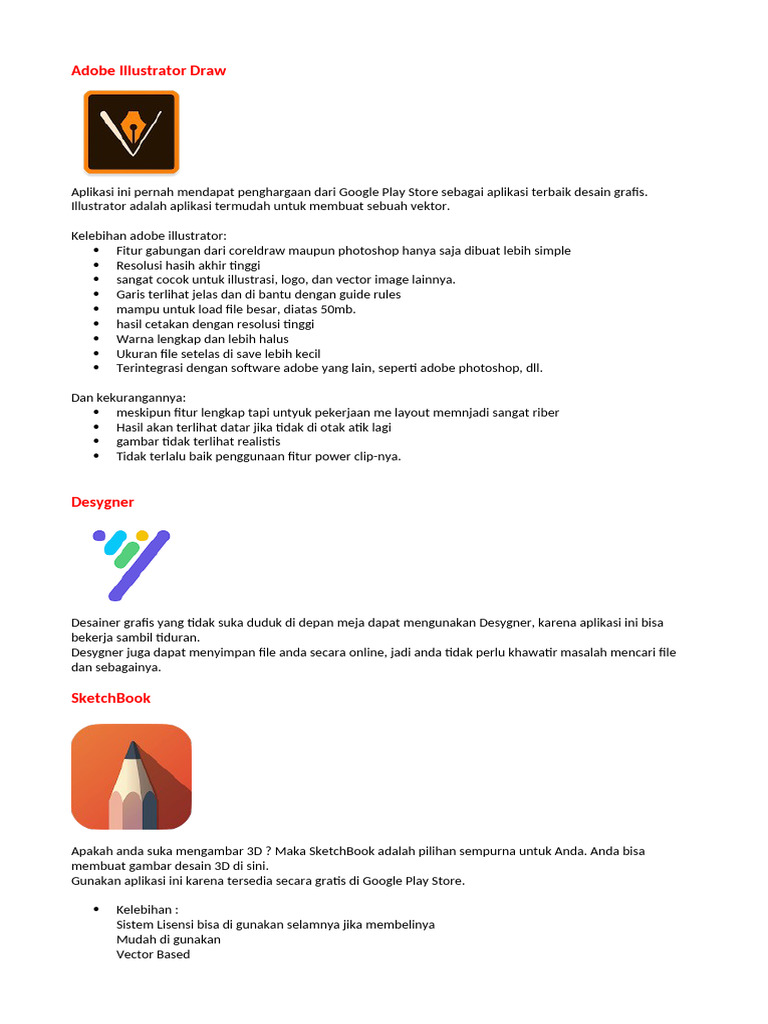 Kelebihan Dan Kekurangan Software Editing Foto Versi HP | PDF | Seni | Komputer