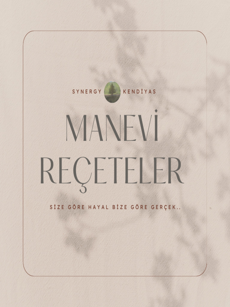 Manevi̇ Reçeteler 01092023 | PDF