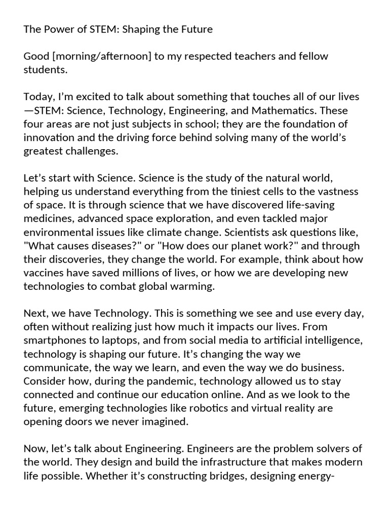 The Power Of Stem Pdf Artificial Intelligence Intelligence Ai