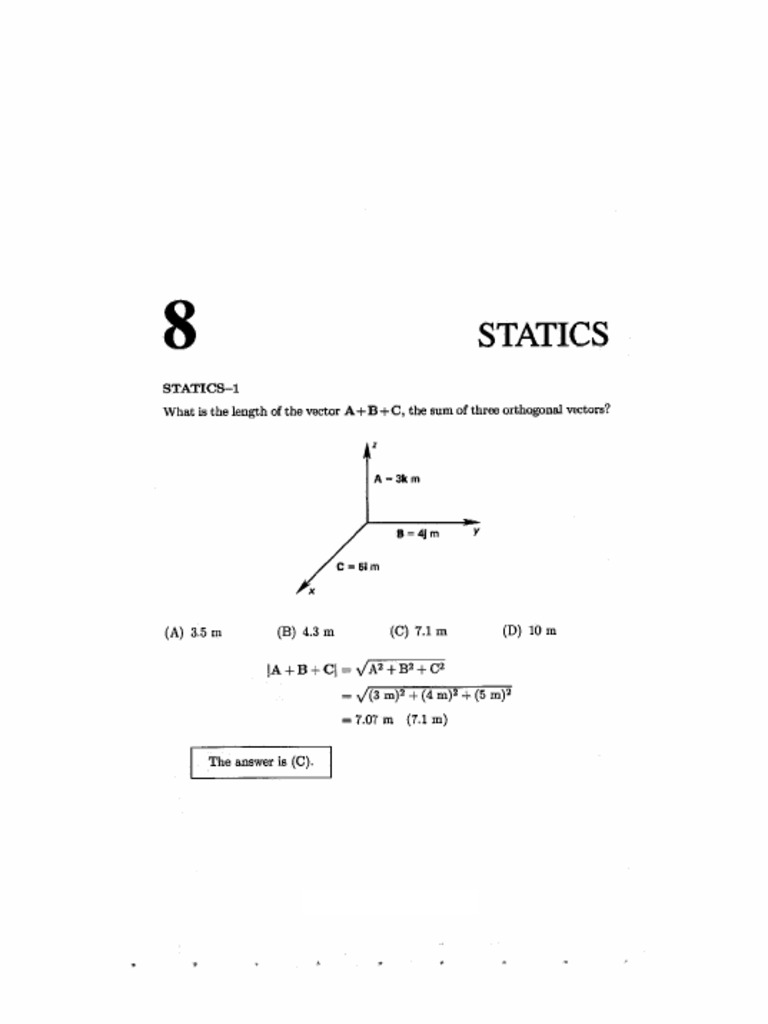 8G - Statics | PDF