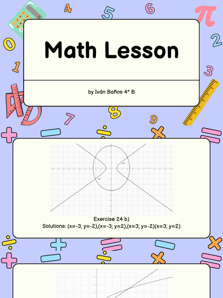 Math Lesson | PDF