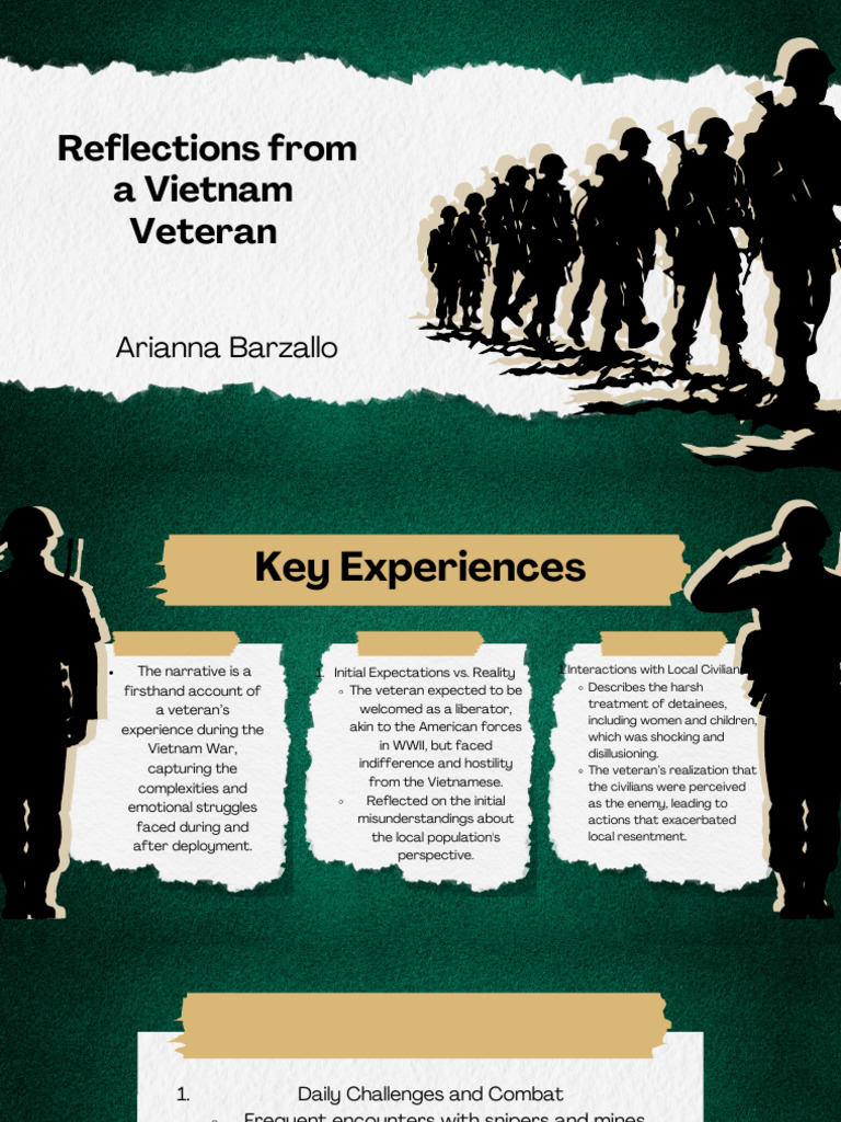 Reflections From A Vietnam Veteran | PDF | Vietnam War | Vietnamese ...