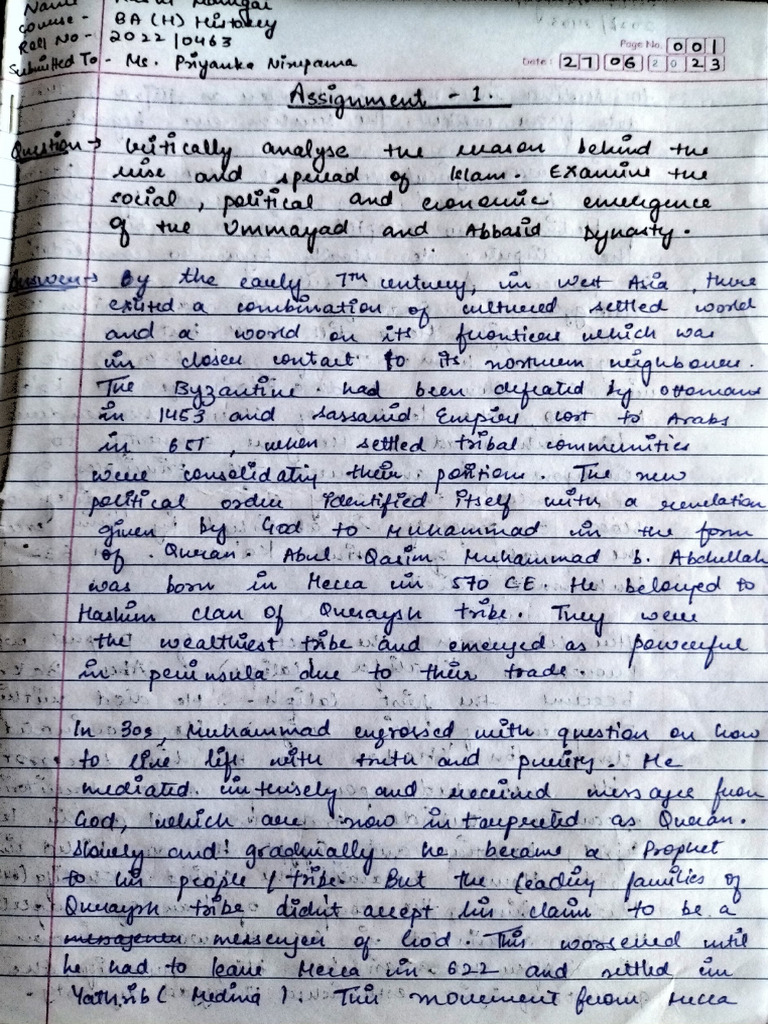 Islam Assignment | PDF