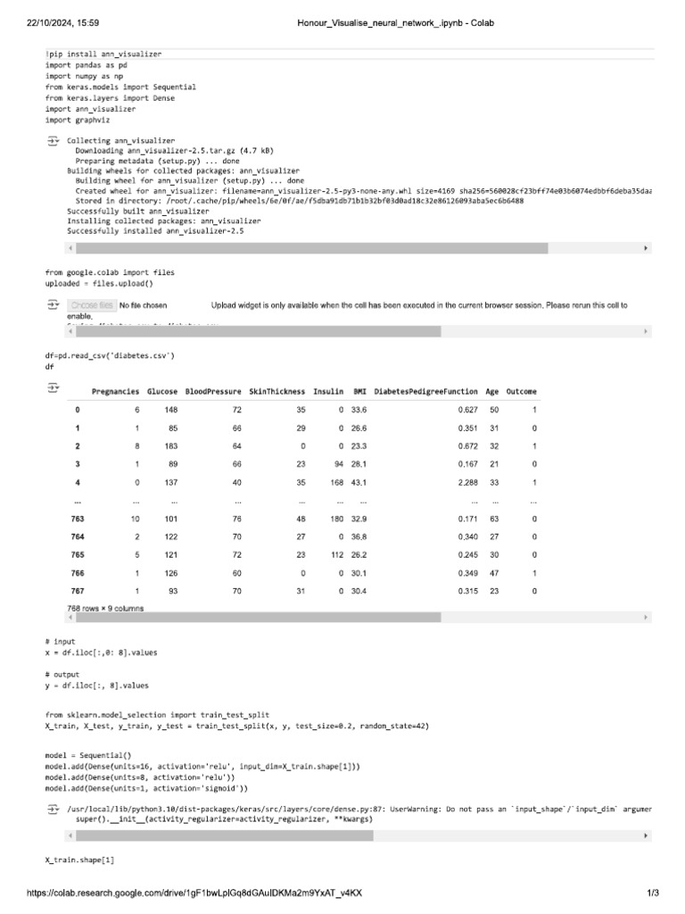 Artificial Neural Network Code | PDF