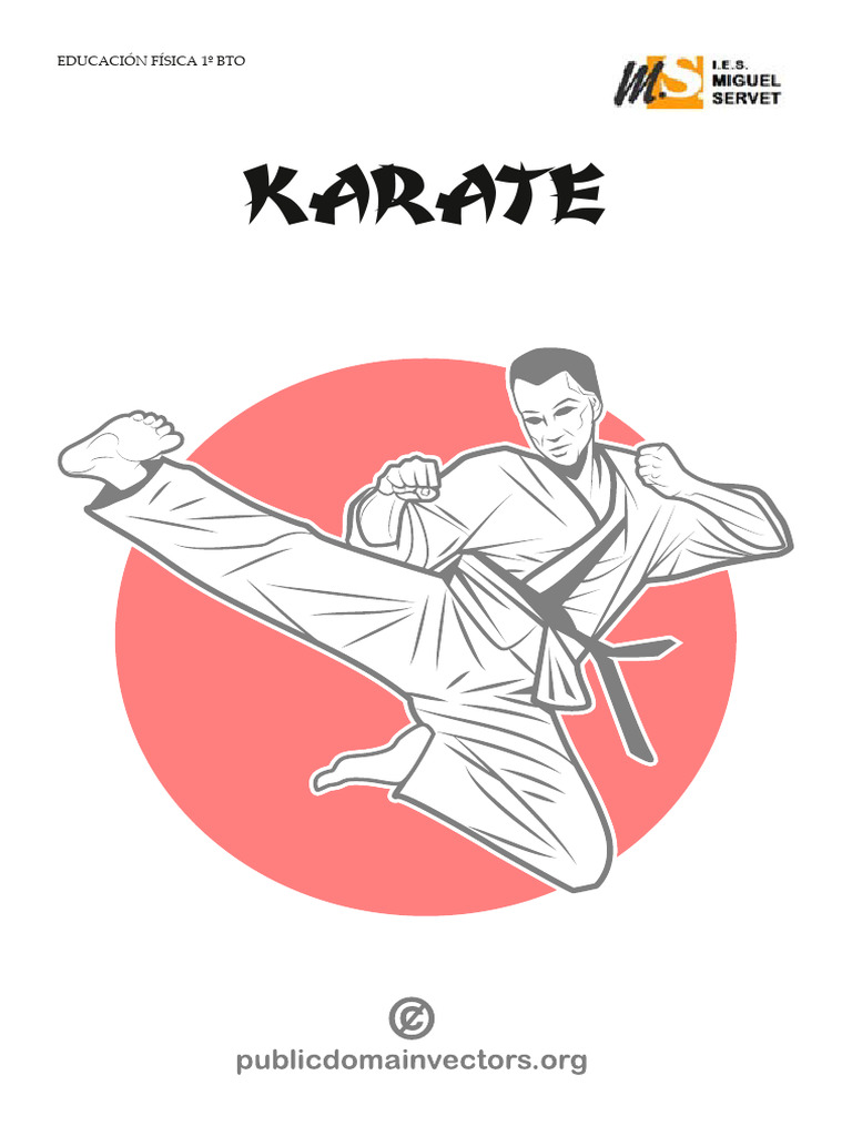 FICHA KARATE 1oBTO EF | PDF | Kárate | Kata