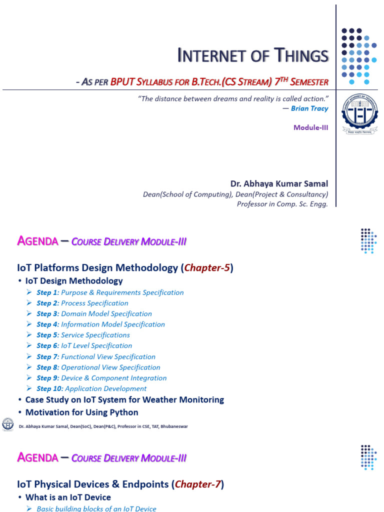 TAT-SoC-Internet of Things--Module-III | PDF | Internet Of Things | Raspberry Pi