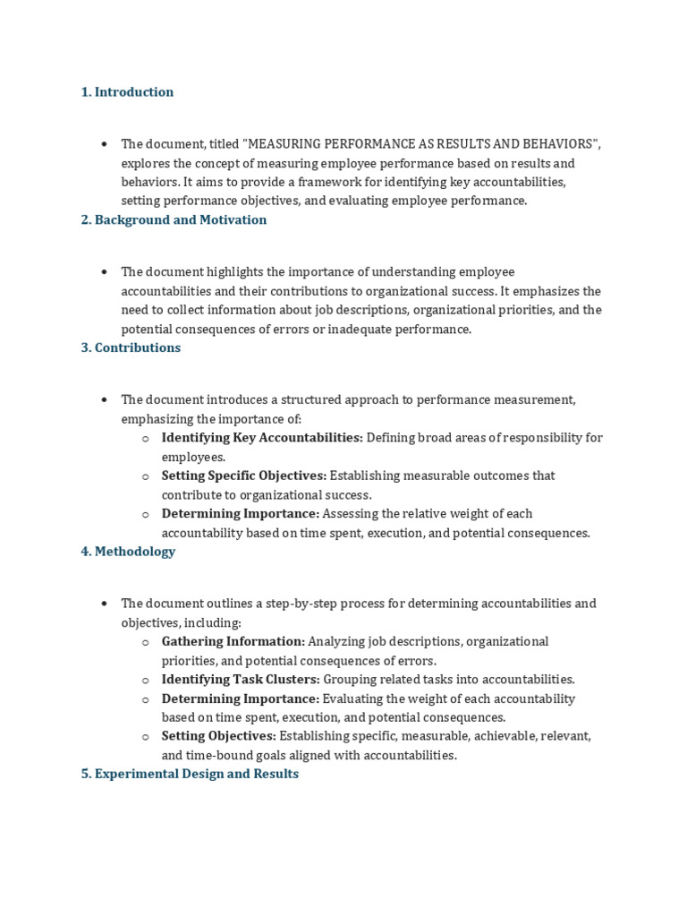 Summarized of Handout 8 | PDF | Methodology | Accountability