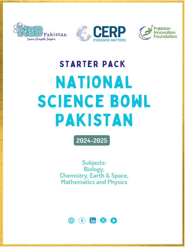 NSBP 24 - Starter Pack Updated | PDF | Electromagnetic Spectrum ...