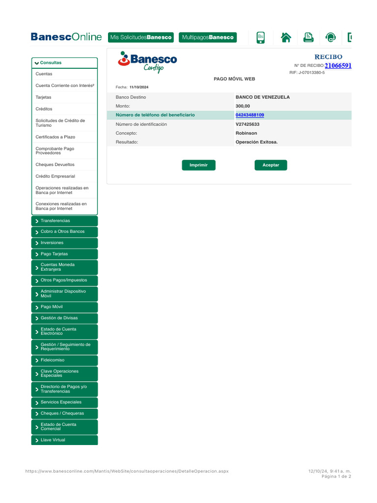 Banesco Online | PDF | Bancos | Tarjeta de crédito