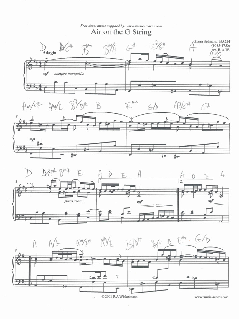 Air On G String | PDF