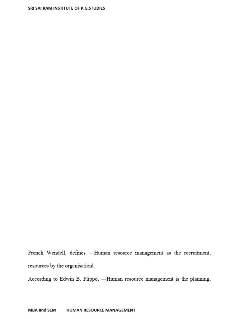 203 HRM | PDF | Human Resource Management | Human Resources