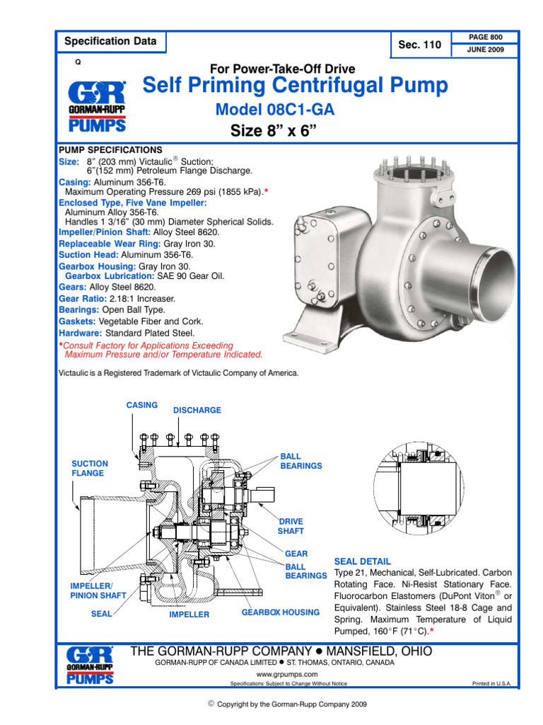 1100800 | PDF | Pump | Bearing (Mechanical)