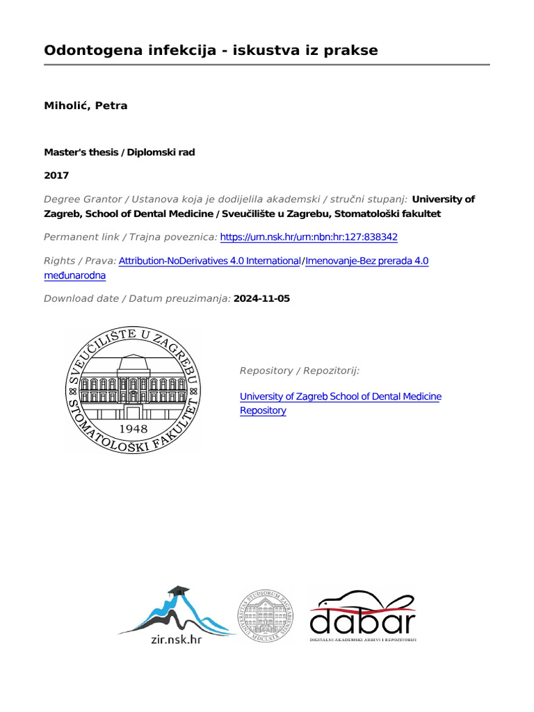 Miholic Petra SFZG 2017 Diplo Sveuc | PDF