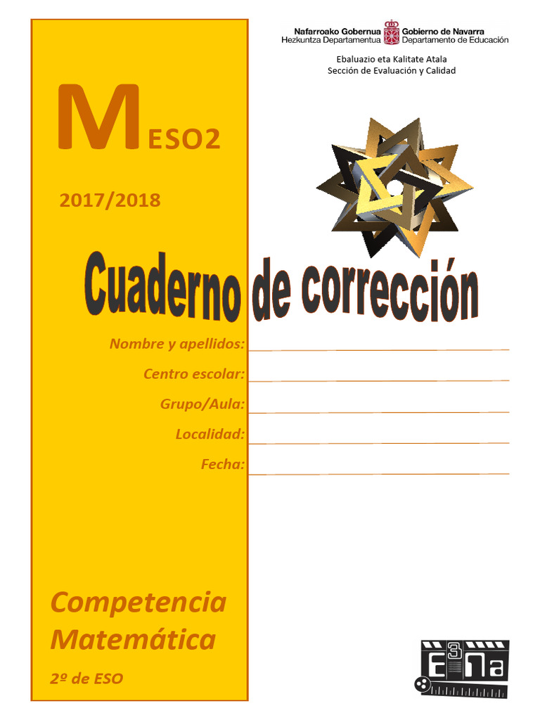 ESO2 Competencia Matematica CAST 17 18 CC | PDF | Métodos y materiales ...