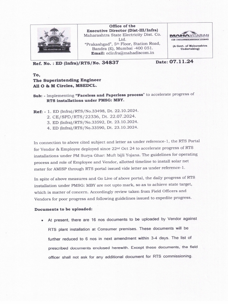 Faceless Paperless Guidelines 07.11.24 | PDF | Photovoltaic System ...