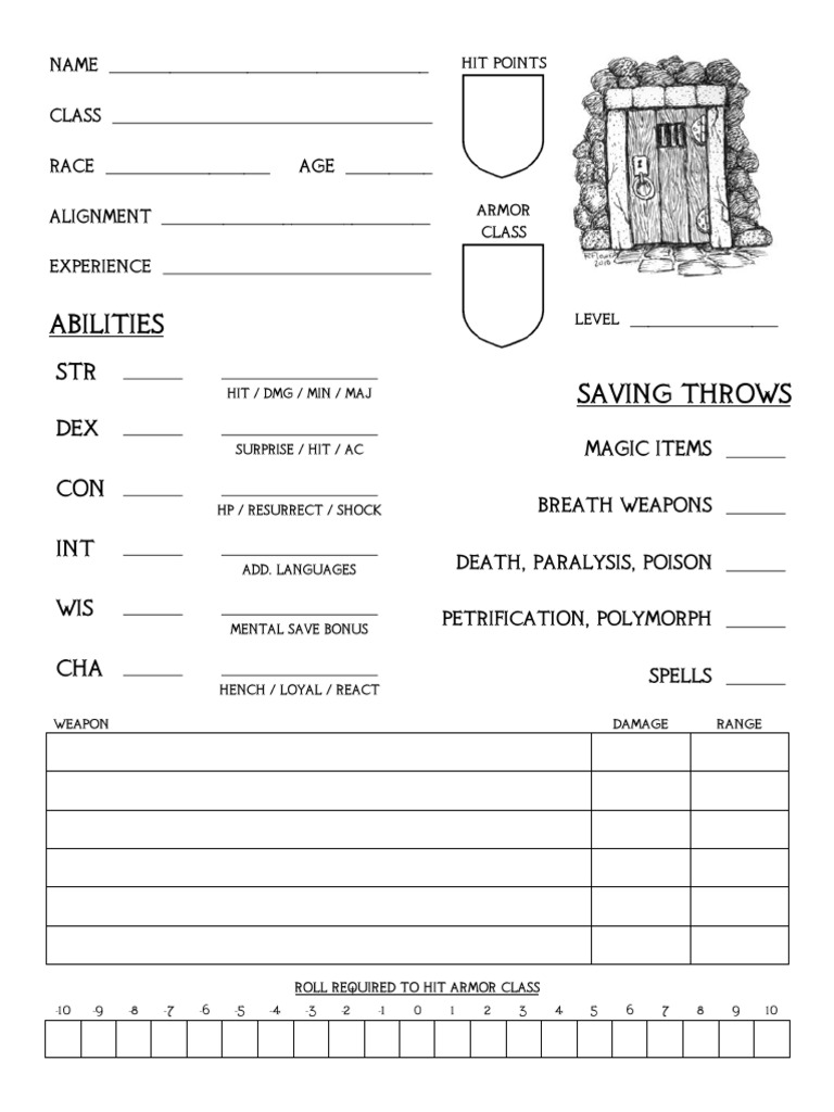 Character Sheet | PDF