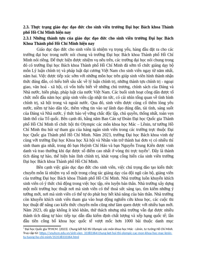 Bản nháp BTL phần 2.3 | PDF