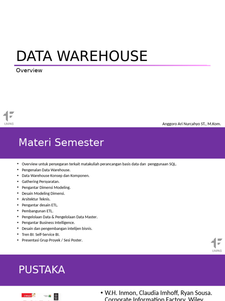 Pengenalan Data Warehouse dan BI | PDF