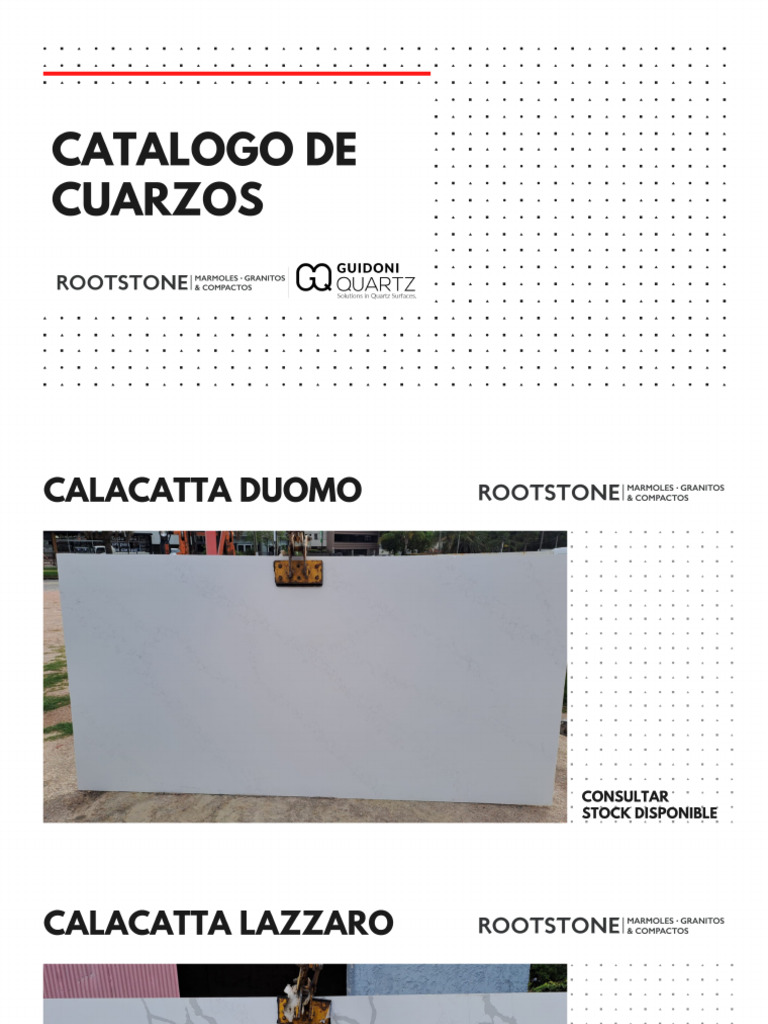 Catalogo Cuarzos Veteados - Chapas | PDF