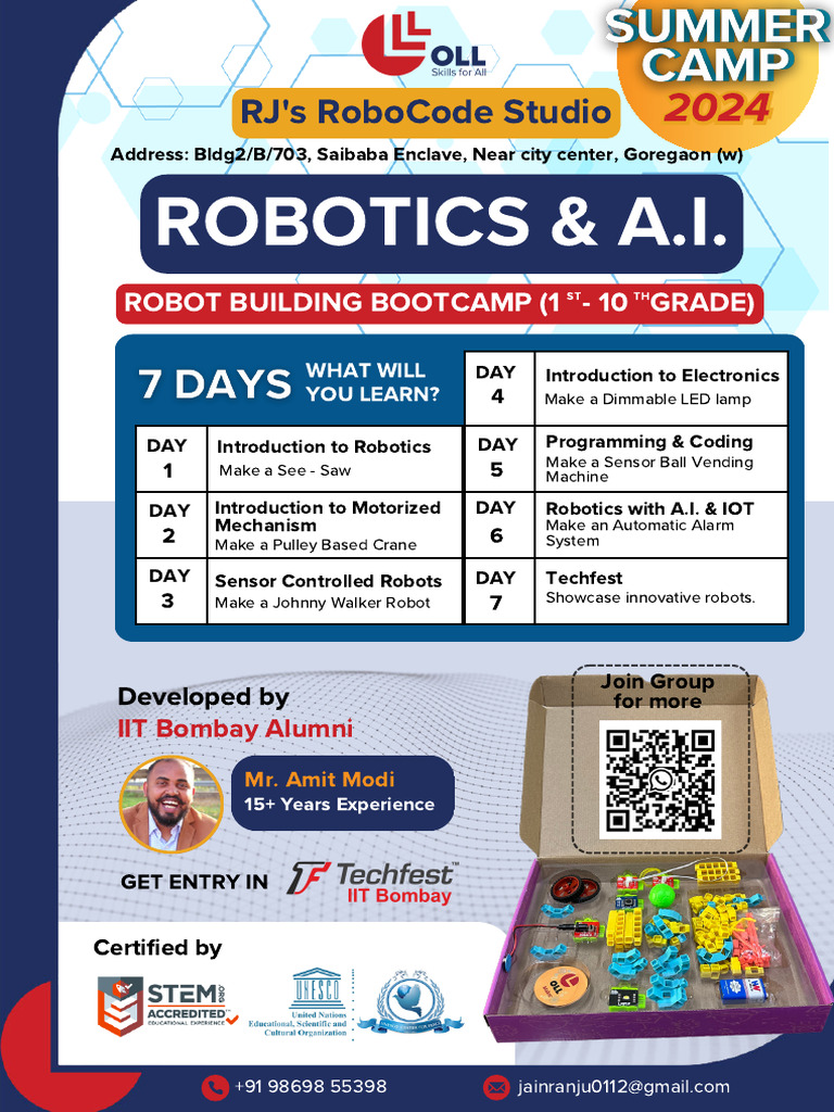 RJ's RoboCode Studio X OLL Summer Camp | PDF