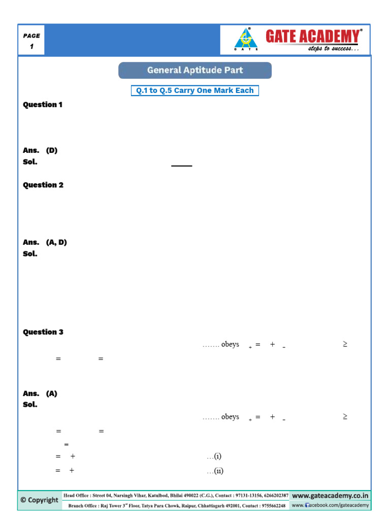 GATE 2023 Computer Science Exam Analysis | PDF | Routing | Compiler