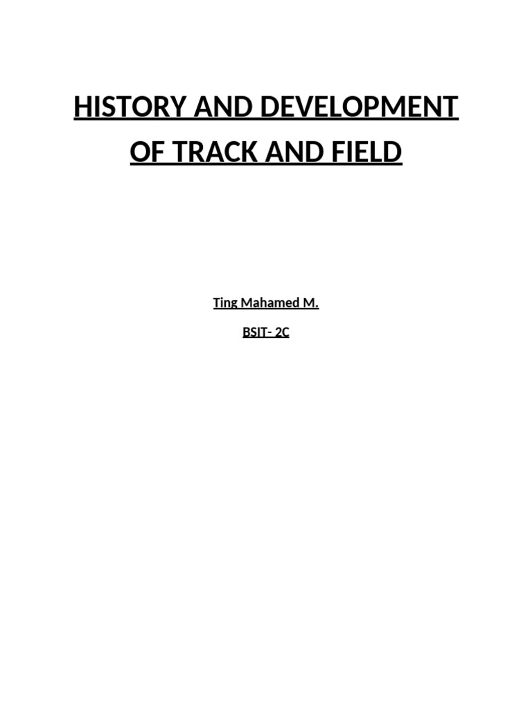 History and Techniques of Javelin | PDF | Track And Field | Athletics