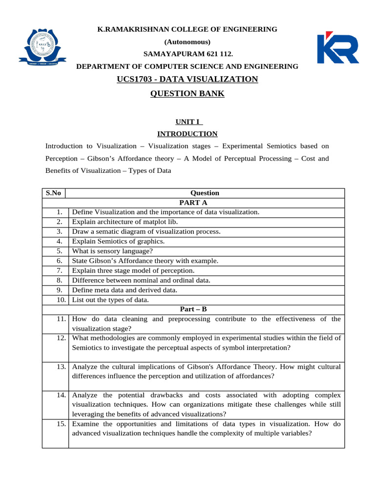 DV-QUESTION BANK | PDF | Visualization (Graphics) | 3 D Computer Graphics