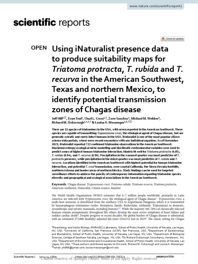 Using Inaturalist Presence Data To Produce Suitabi | PDF