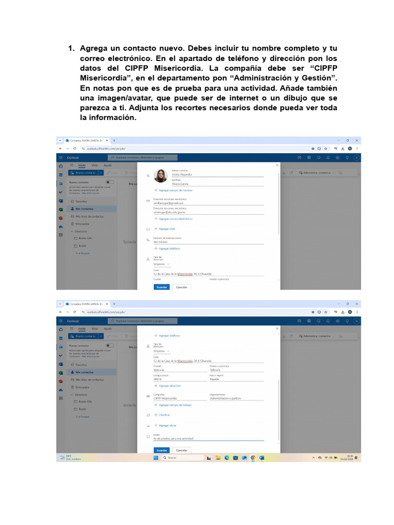 Actividad Evaluable T. 3 Emilia Rivera | PDF