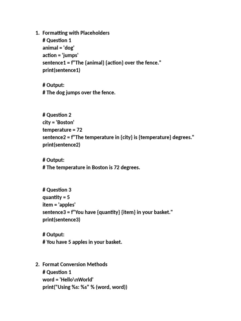 Strings Activity - Formatting | PDF | Games & Activities