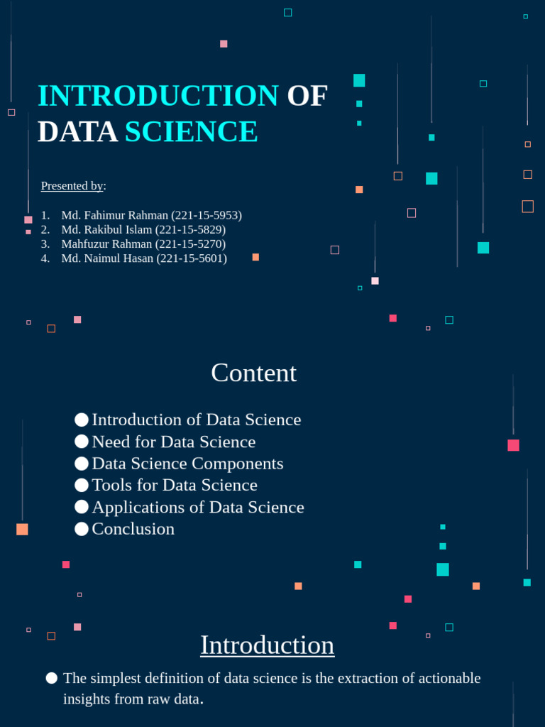 Data Science Consulting Infographics by Slidesgo | PDF | Data Science ...