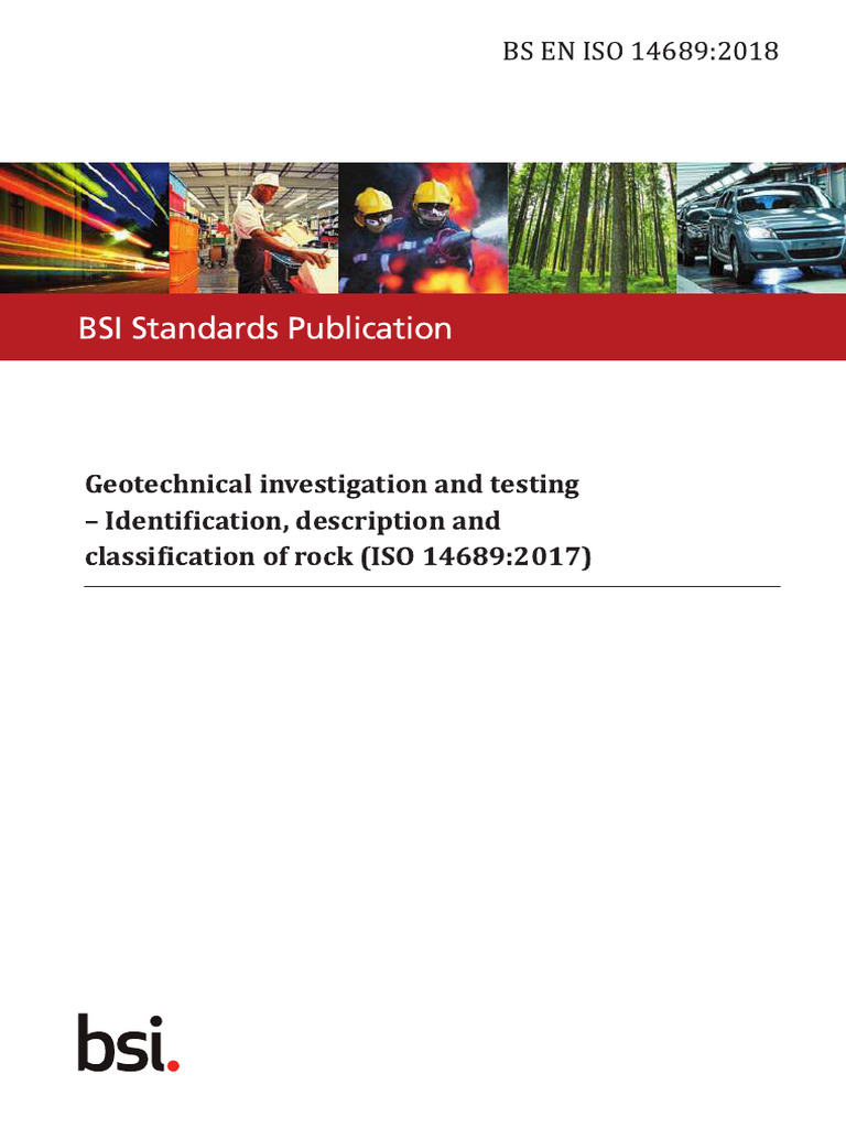 BS en Iso 14689-2018 | PDF | Minerals | Rock (Geology)