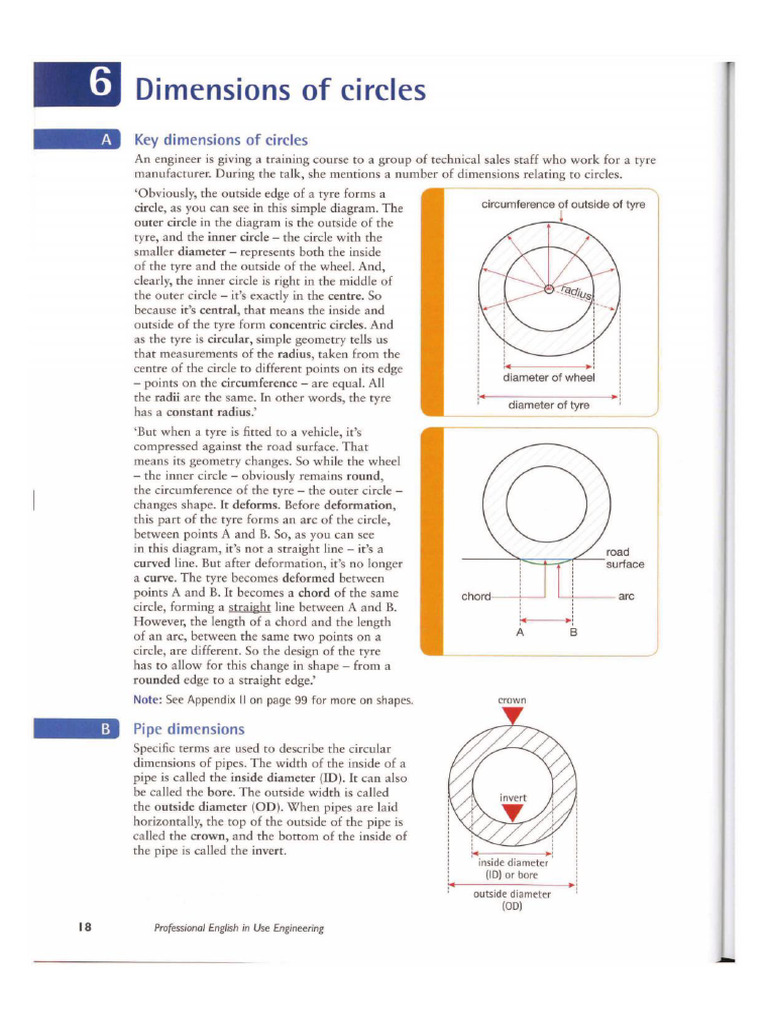 Dimensions of Circles | PDF