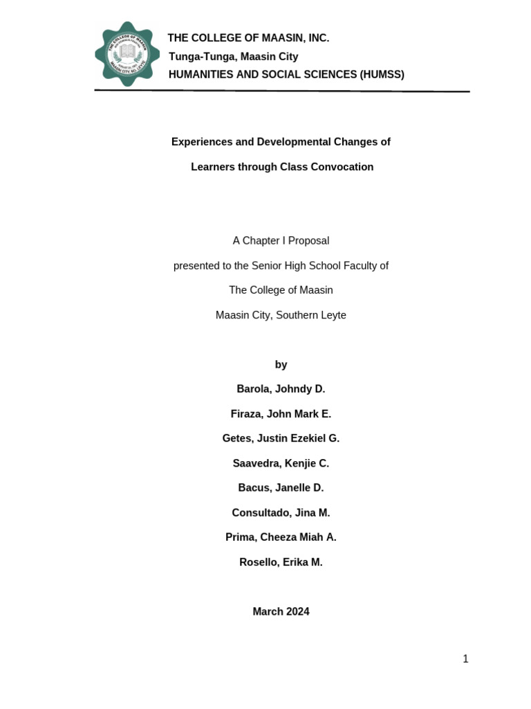 PR1-FINAL-DRAFT | PDF | Phenomenology (Philosophy) | Cognition