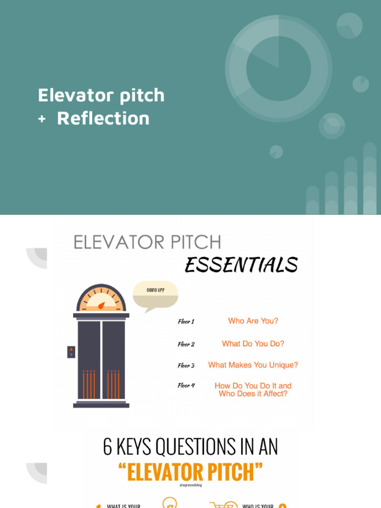 Elevator Pitch | PDF