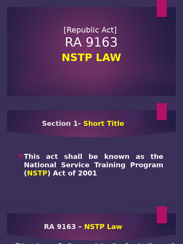 1A - RA-9163-PART-1 | PDF