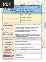 MATATAG LESSON PLAN For Demo | PDF | Solubility | Learning