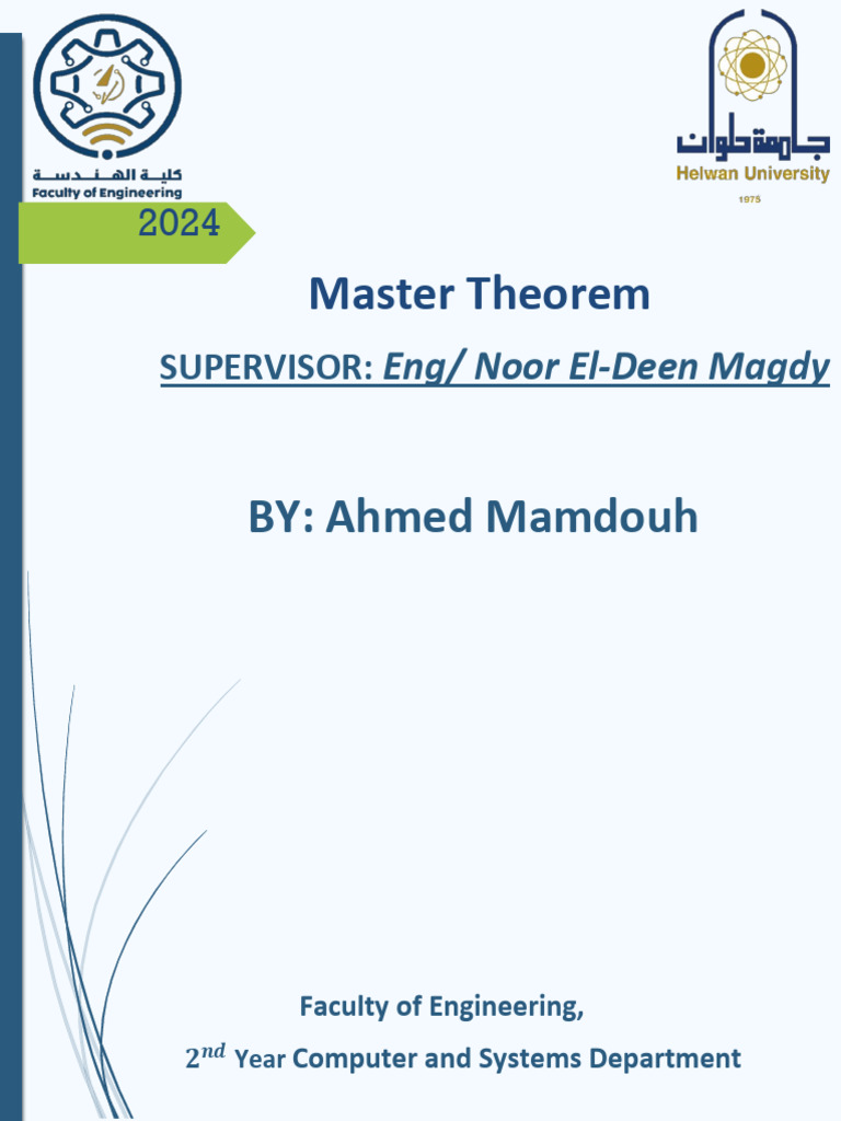 Master Theorem | PDF