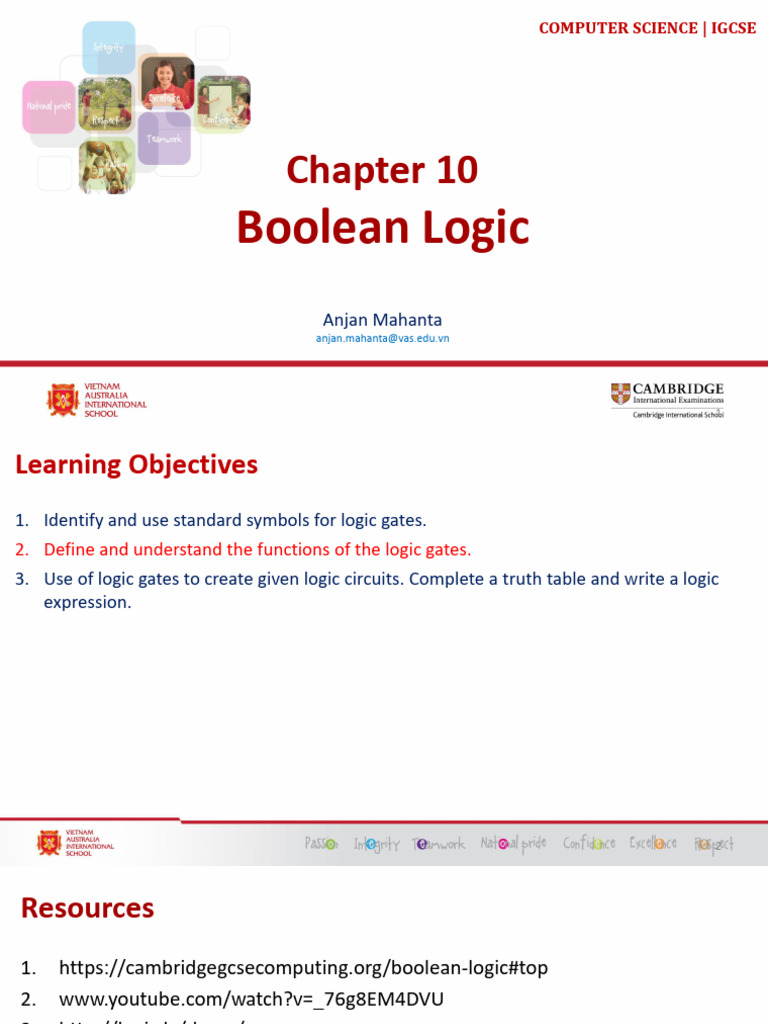 10 Boolean Logic TeacherVersion | PDF | Logic Gate | Computer Engineering