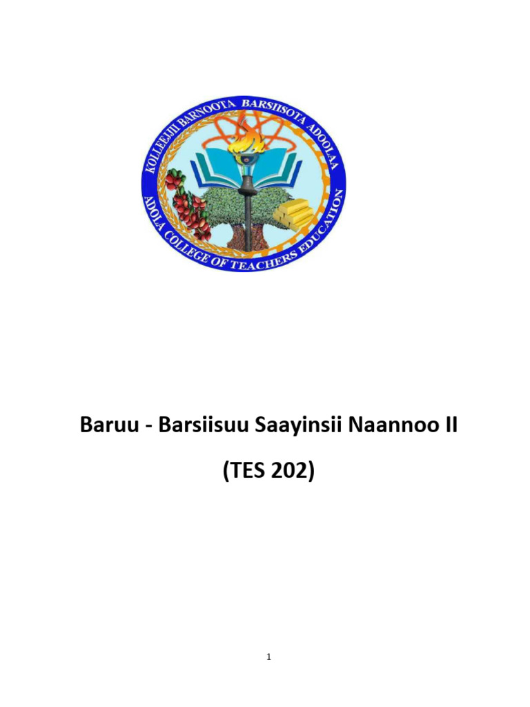 Mala Baruu Barsiisuu SN | PDF