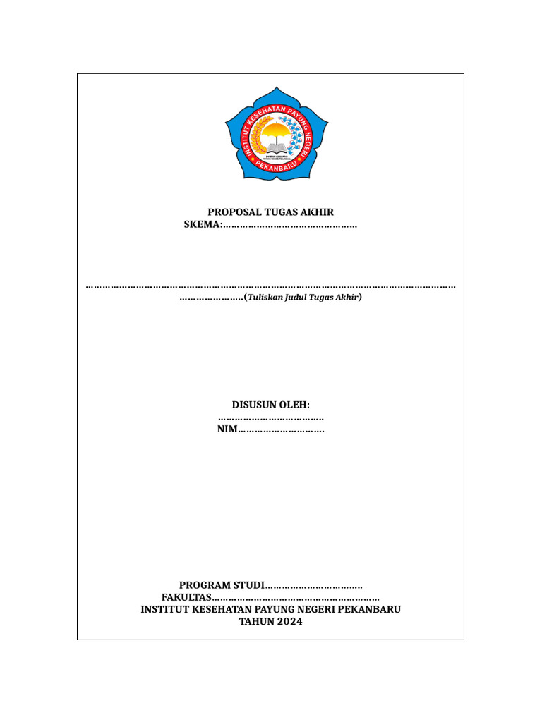 Template Tugas Akhir Kian | PDF