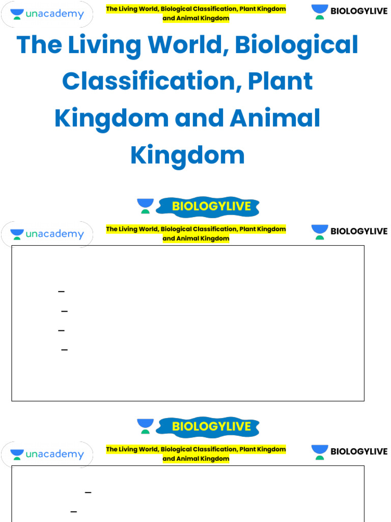 Bio Notes | PDF | Organisms | Biology