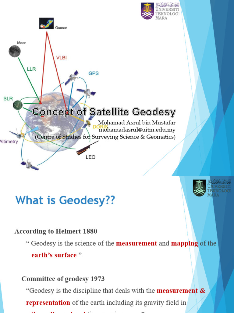 GSS611 Concept of Satellite Geodesy | PDF | Geodesy | Physical Sciences