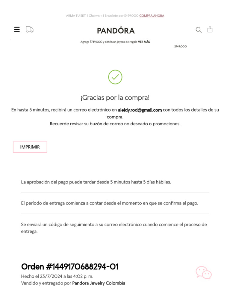 Catálogo Pandora Colombia 2024 | PDF