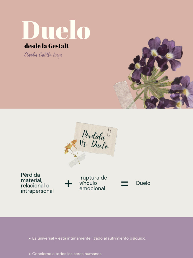 Duelo | PDF | Dolor | Las emociones